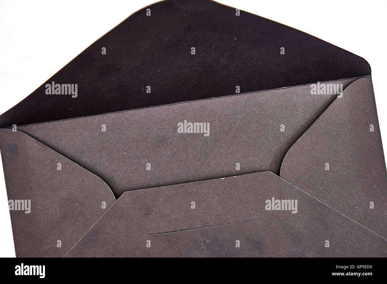 A studio photo of a black envelope Stock Photo - Alamy