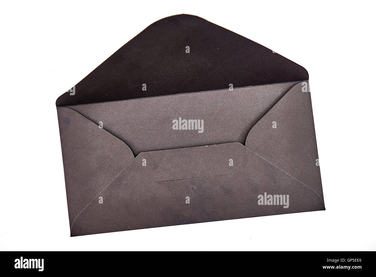 A studio photo of a black envelope Stock Photo - Alamy