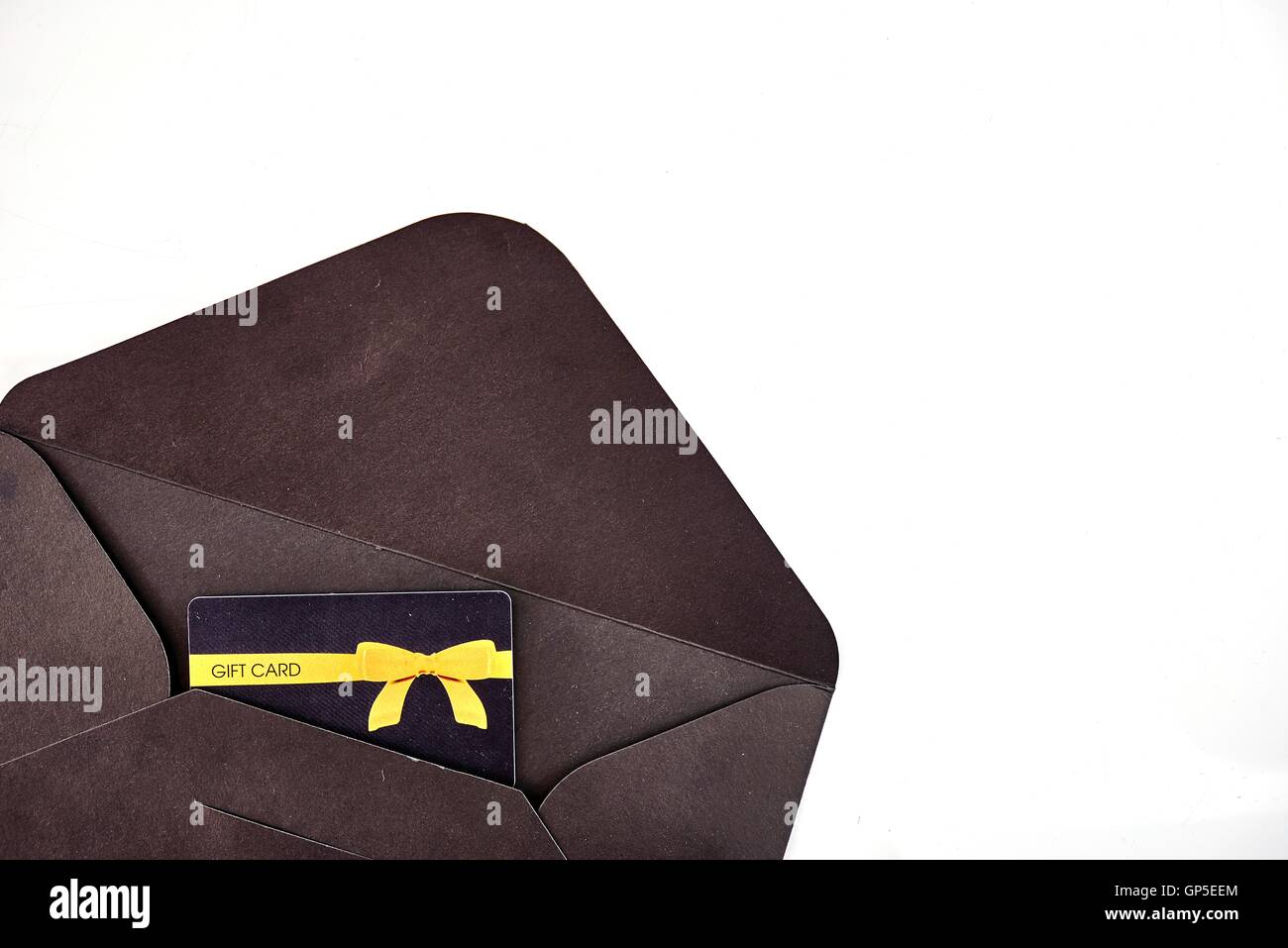 A studio photo of a black envelope Stock Photo - Alamy