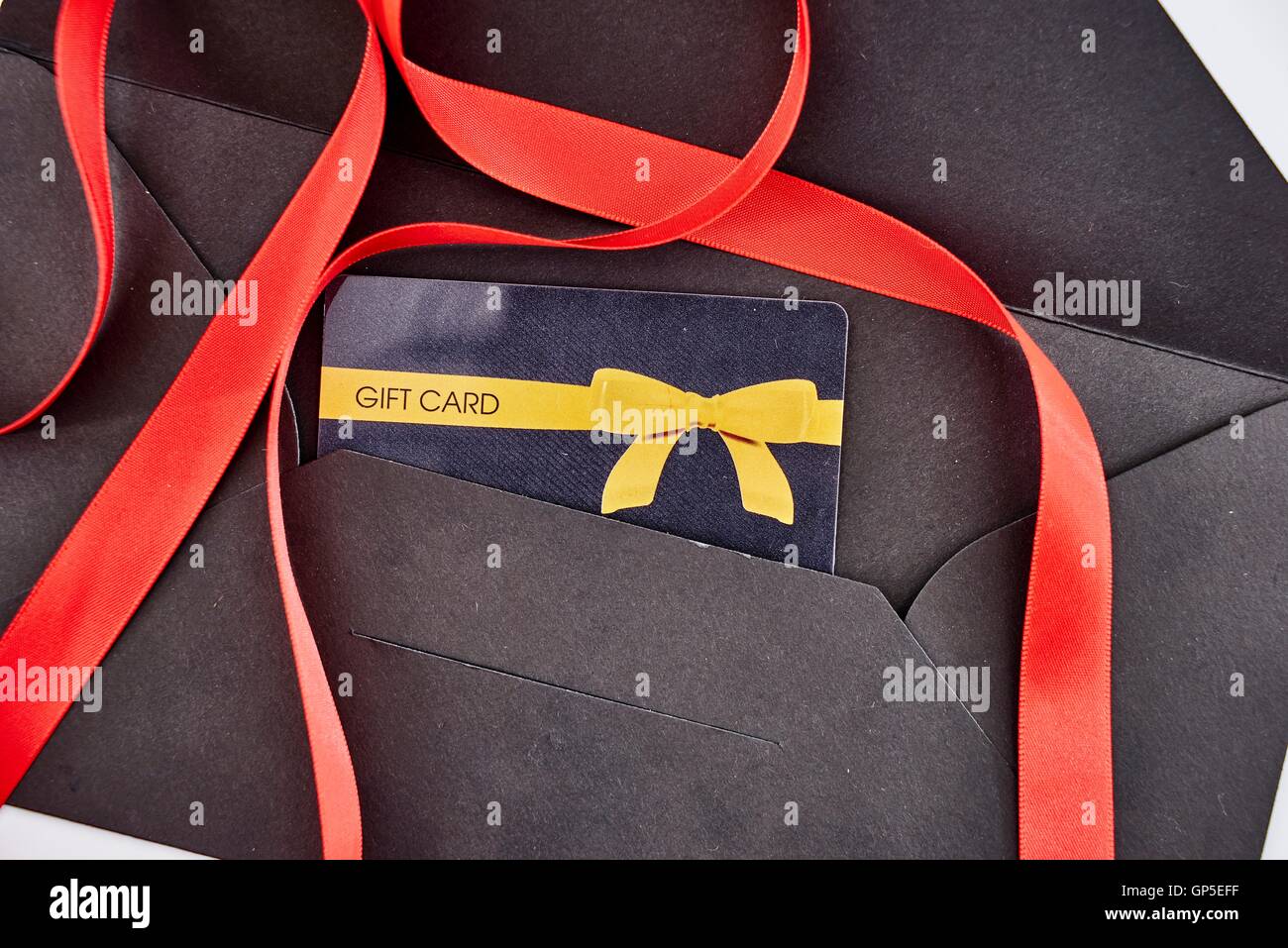 A studio photo of a black envelope Stock Photo - Alamy
