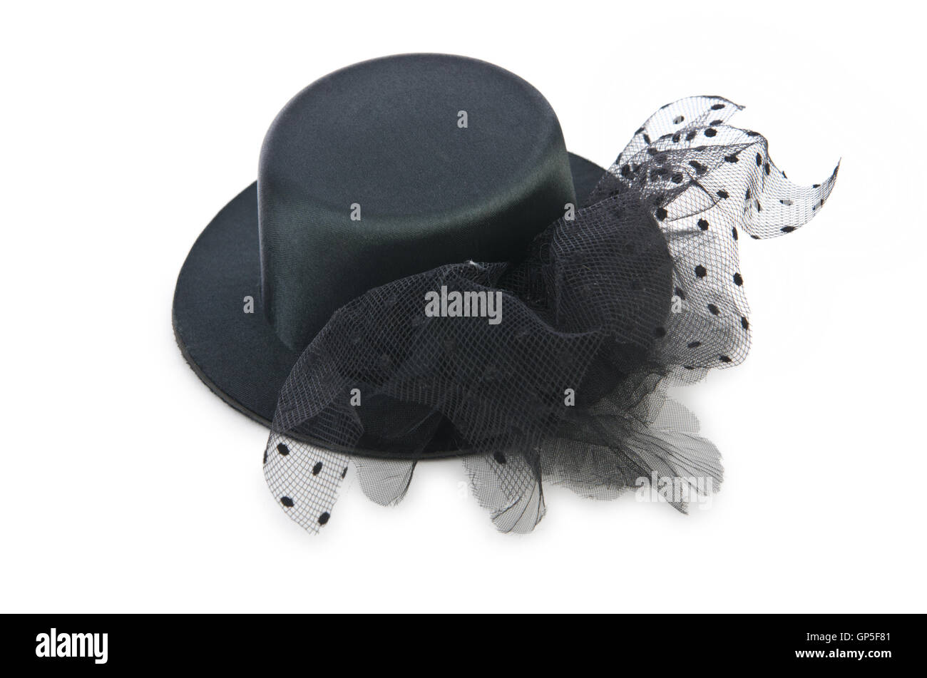 Cylinder hat isolated on the white Stock Photo - Alamy