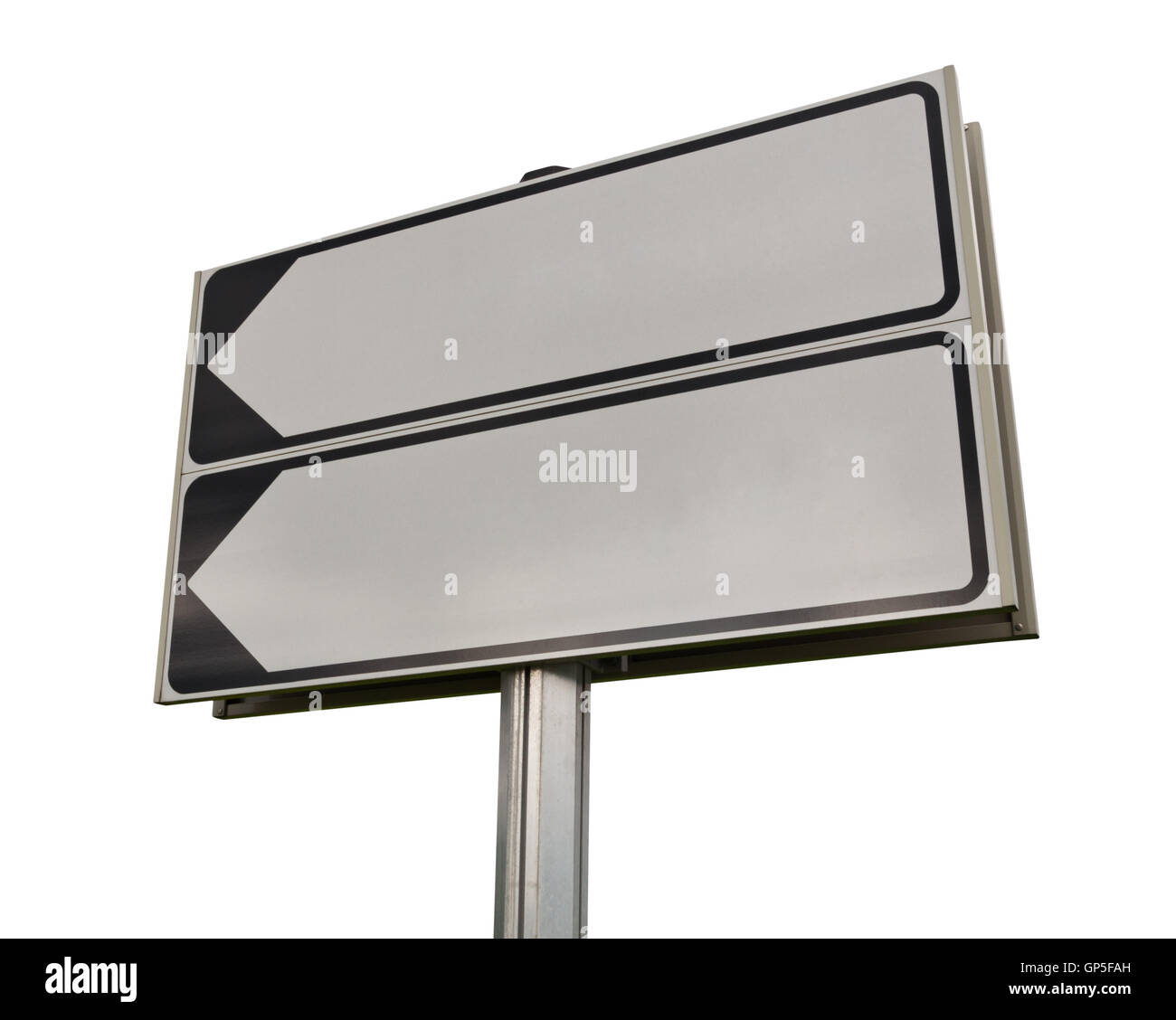 Road sign on a white background Stock Photo - Alamy