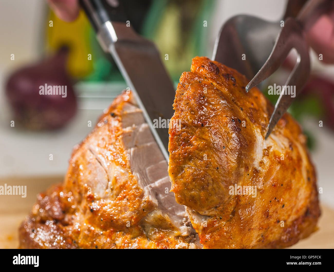 A piece of meat Stock Photo - Alamy