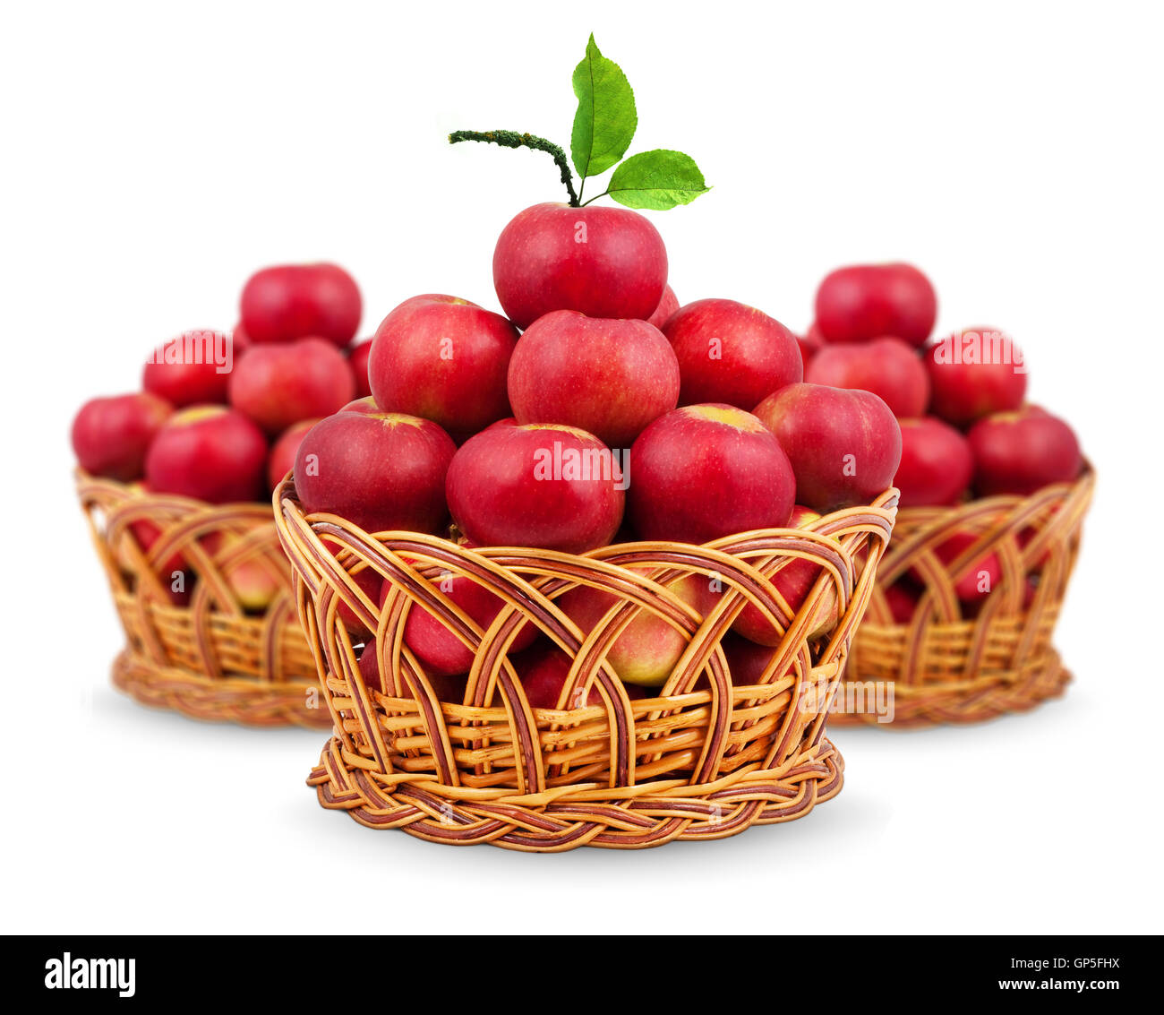 Basket of apples Stock Photo - Alamy