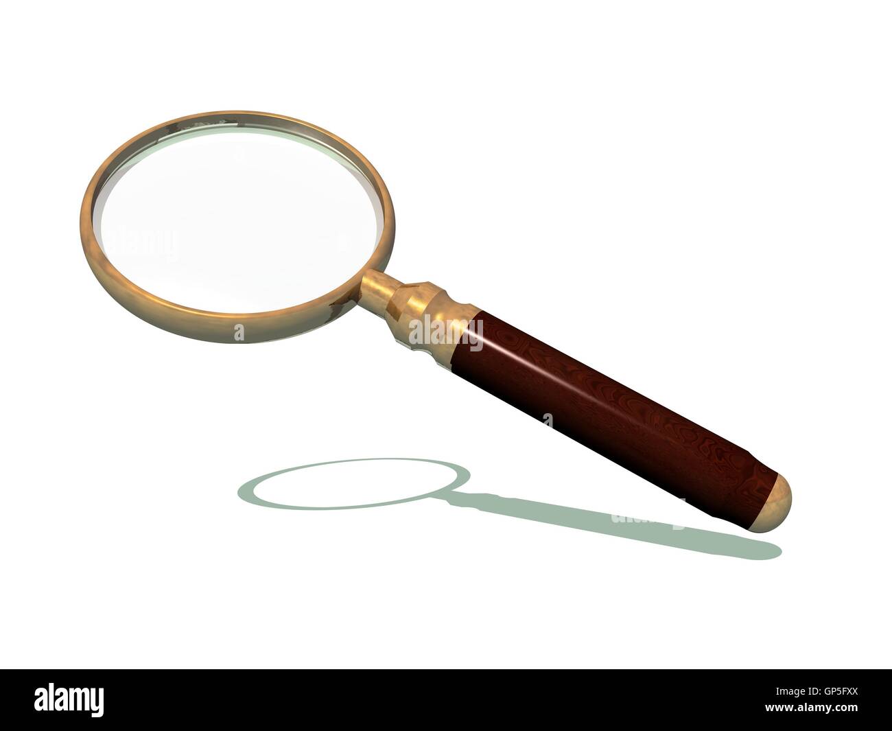 3d realistic magnifier lens hi-res stock photography and images - Alamy
