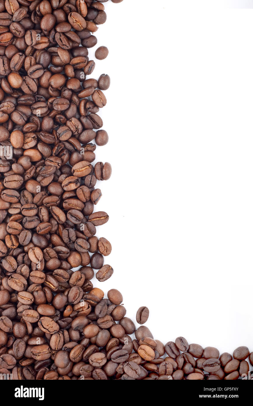 Brown roasted coffee beans Stock Photo - Alamy