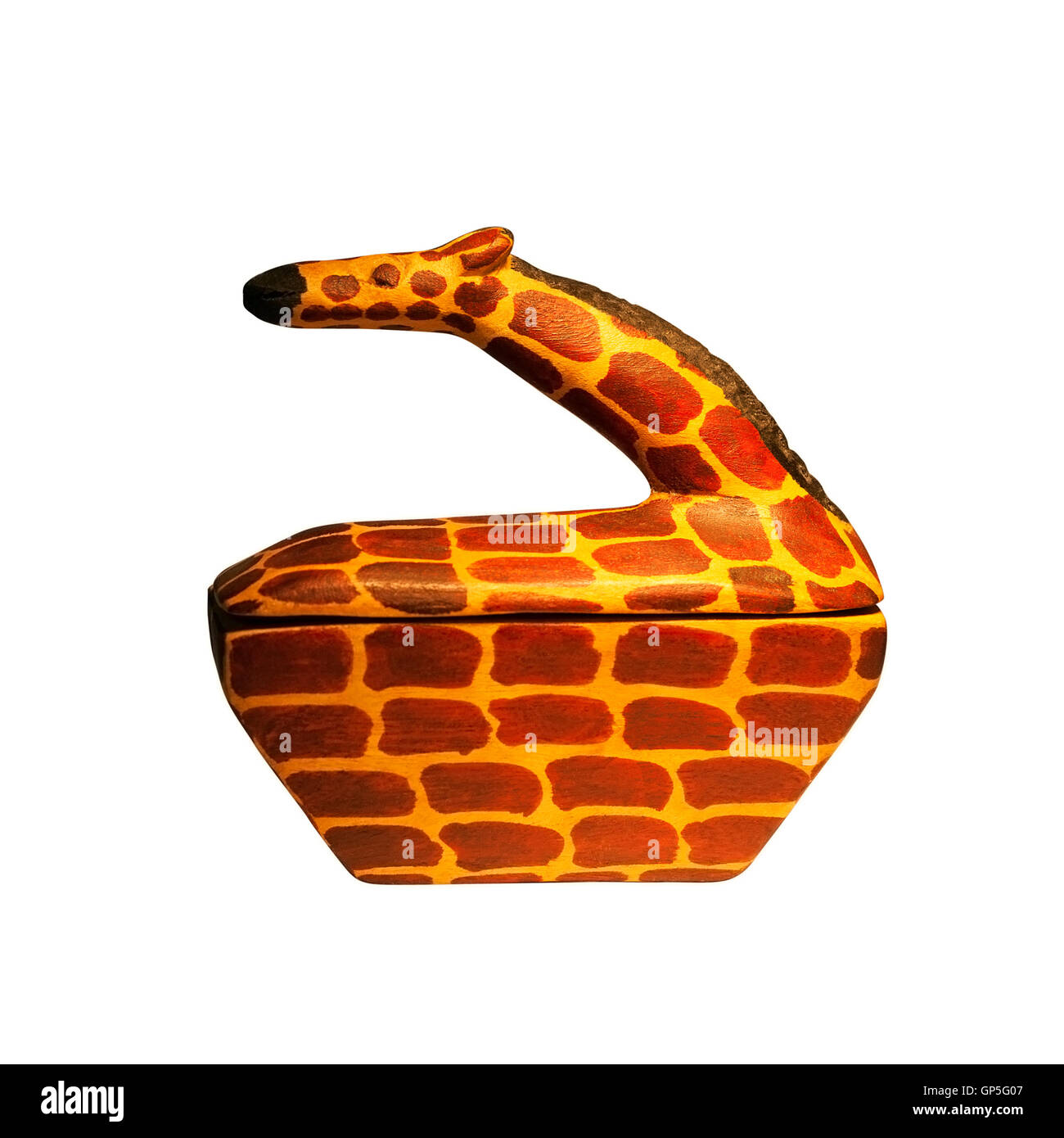 Giraffe Figurine box container Stock Photo - Alamy