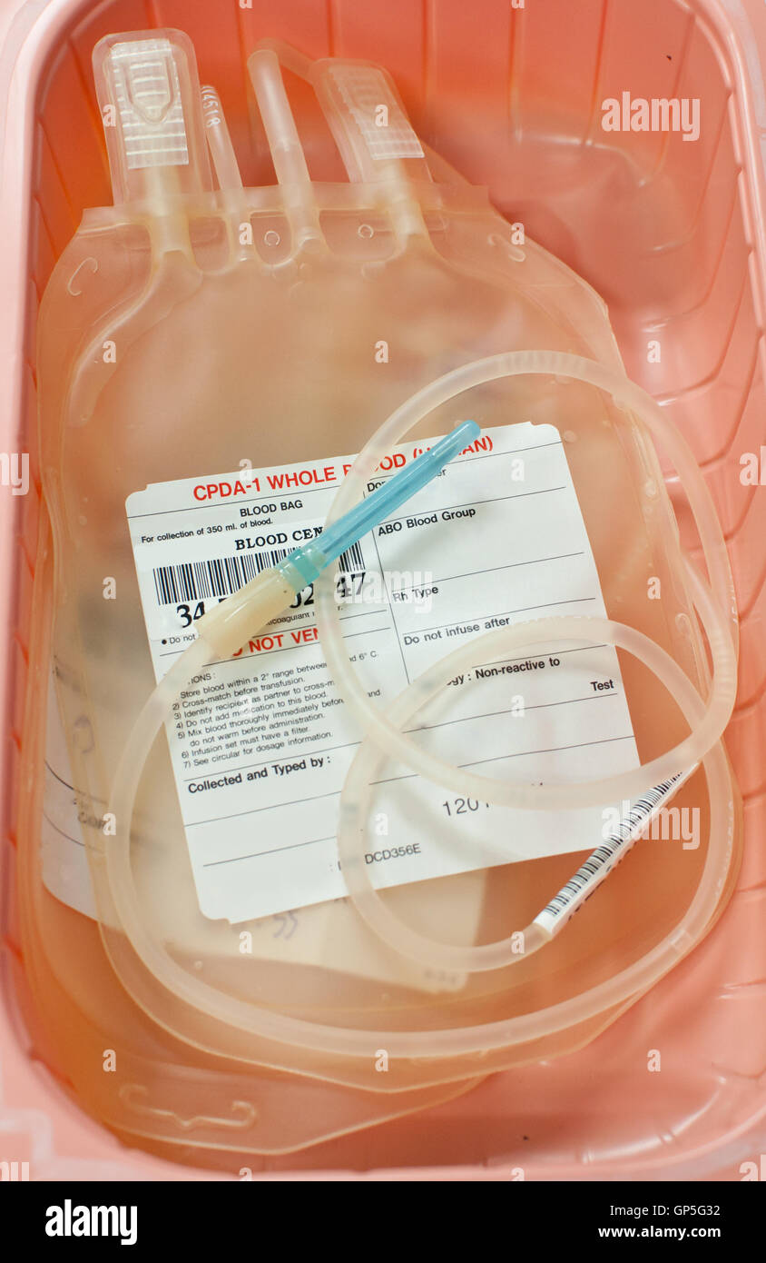 Blood Transfusion Bag High Resolution Stock Photography and Images - Alamy