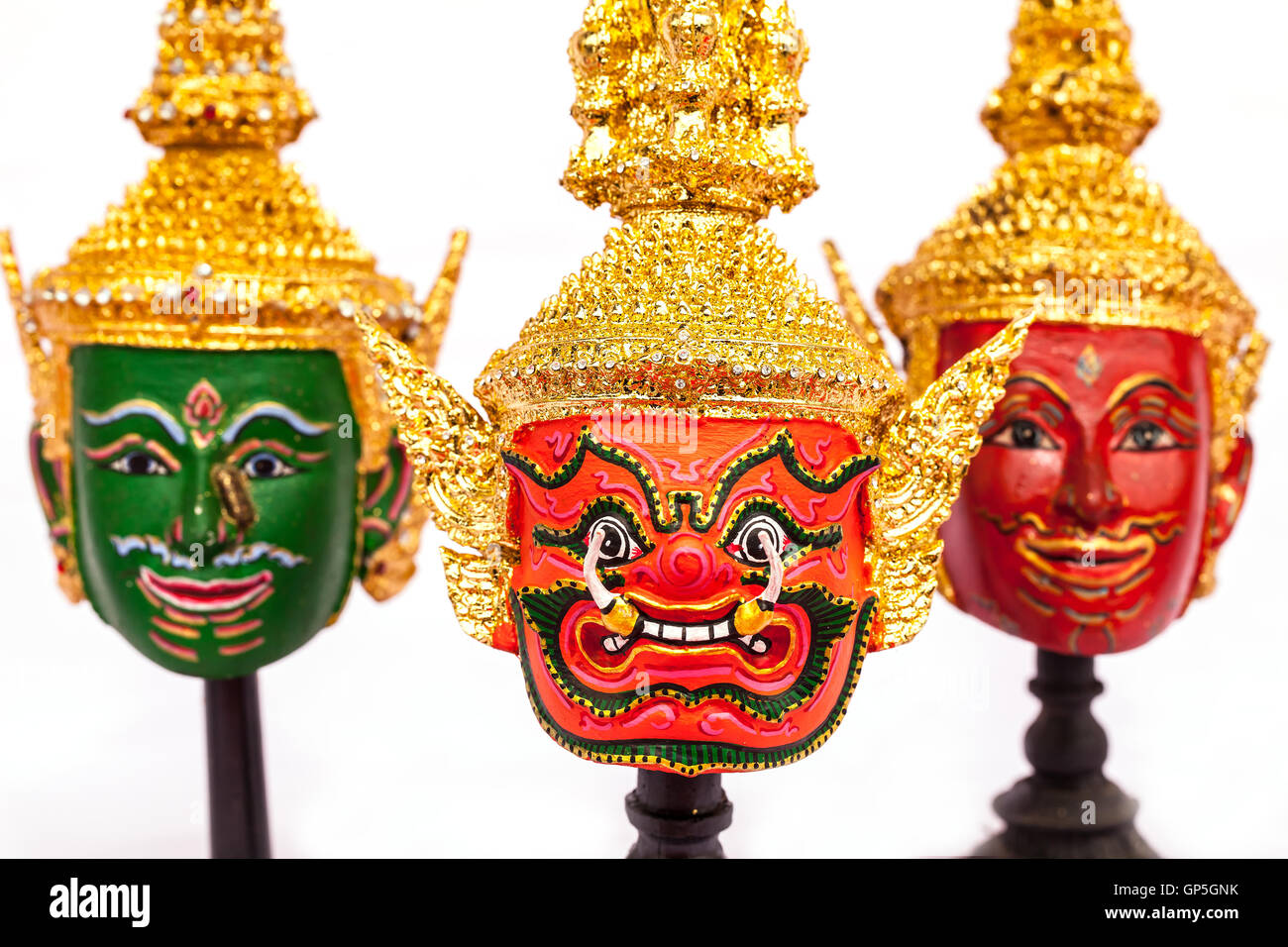 Native Thai style giant mask Stock Photo - Alamy