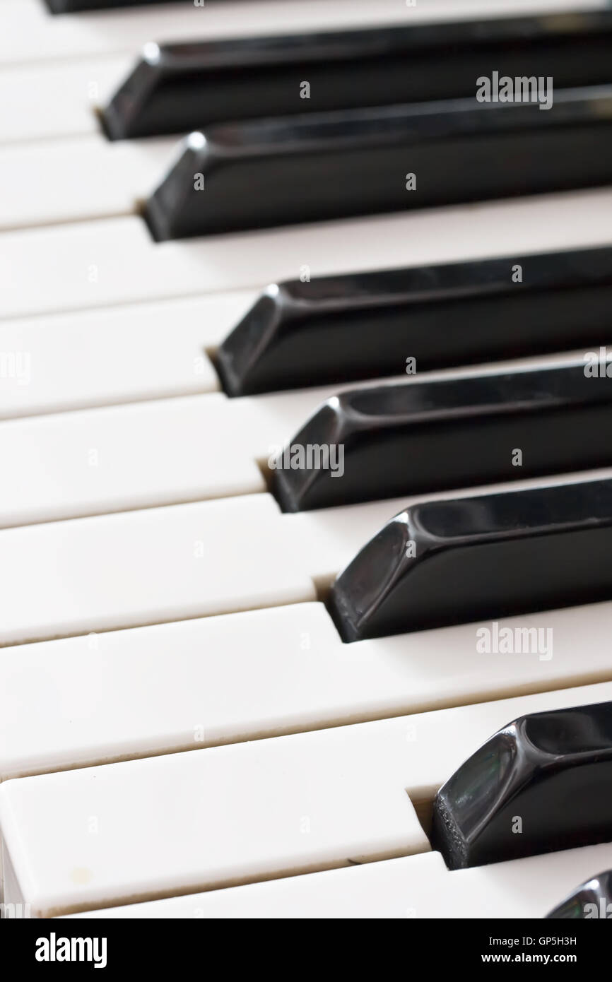 Old piano keyboard Stock Photo - Alamy