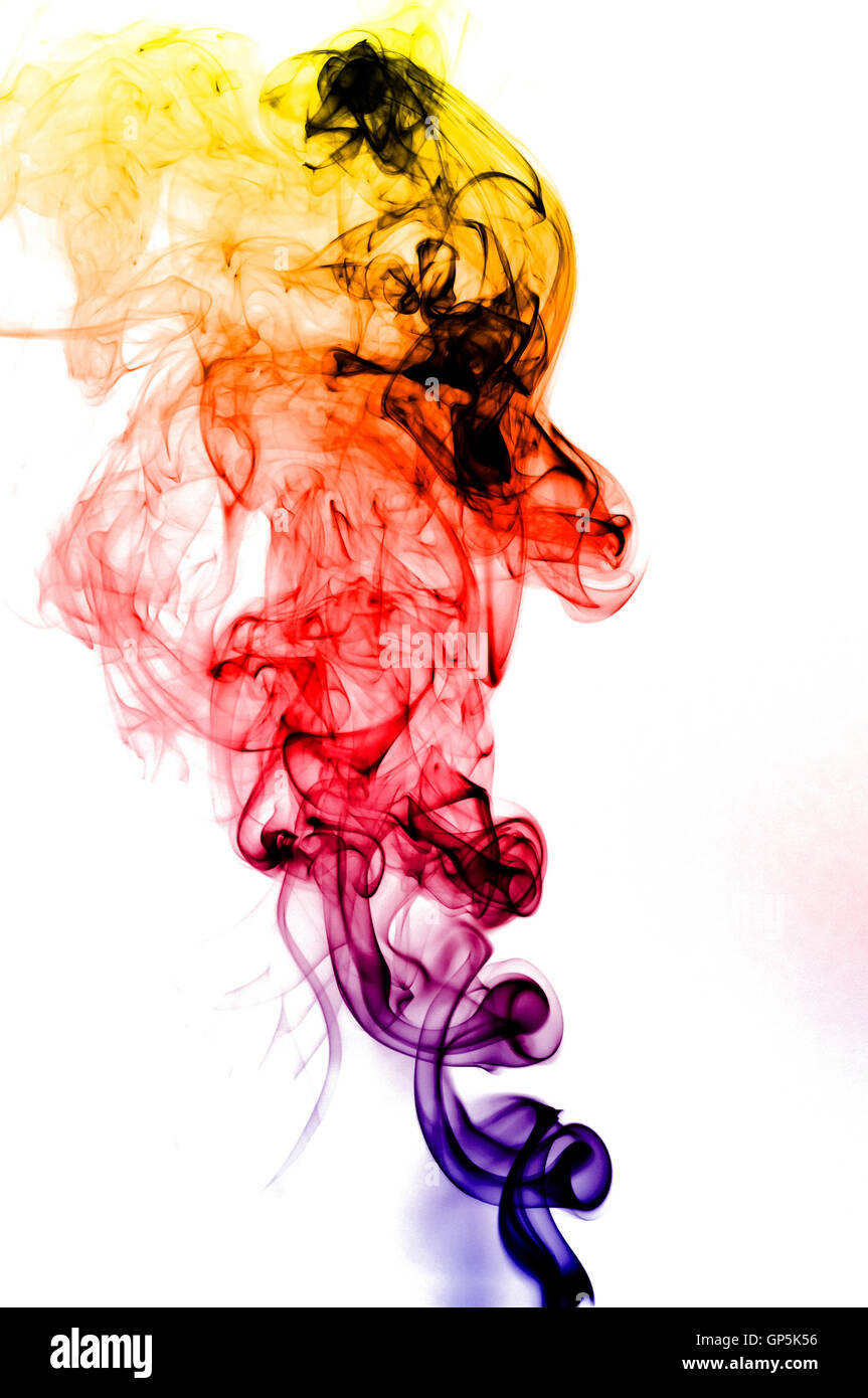 colored smoke isolated Stock Photo - Alamy