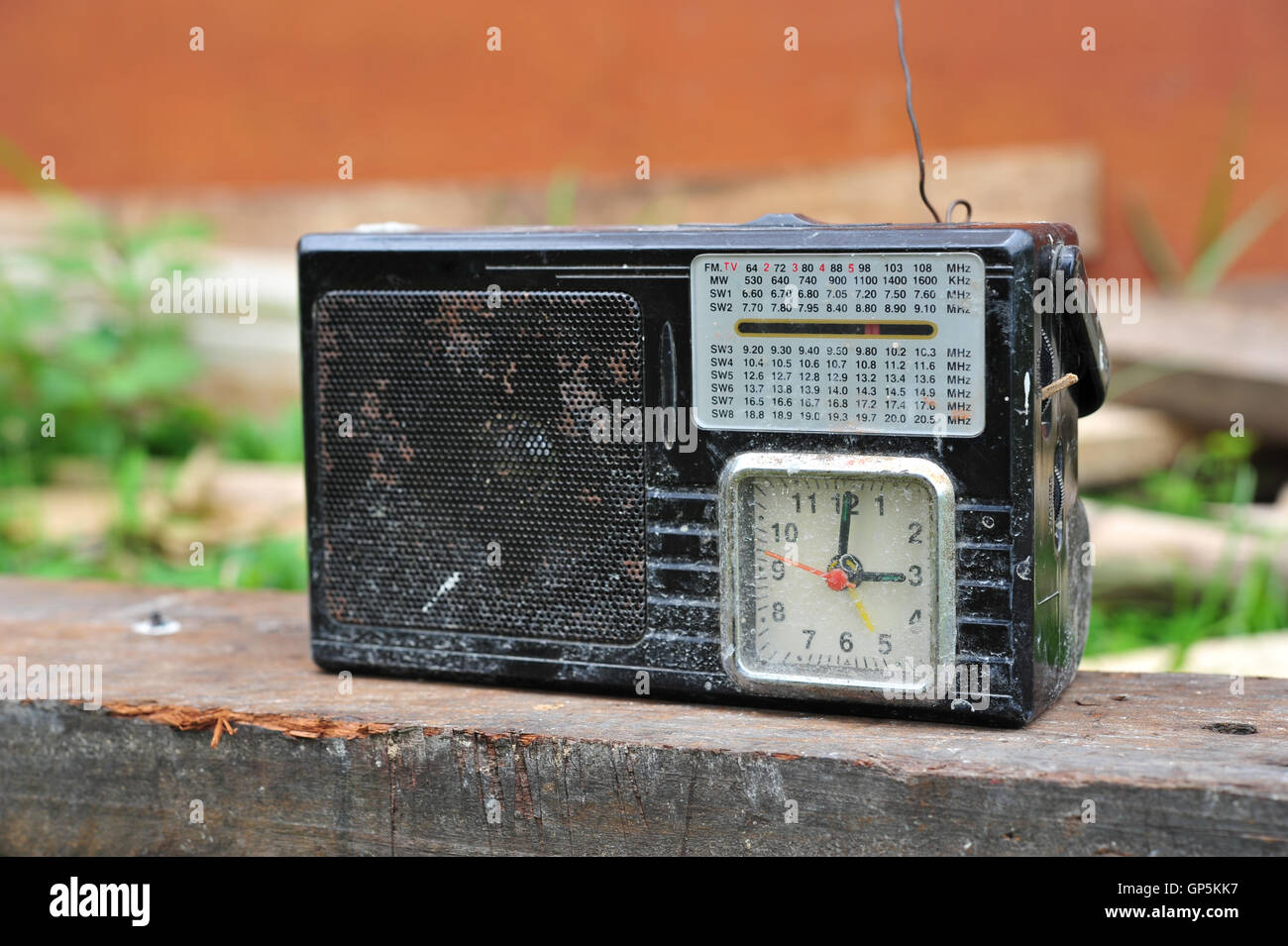 Old Portable Radio Stock Photo - Alamy