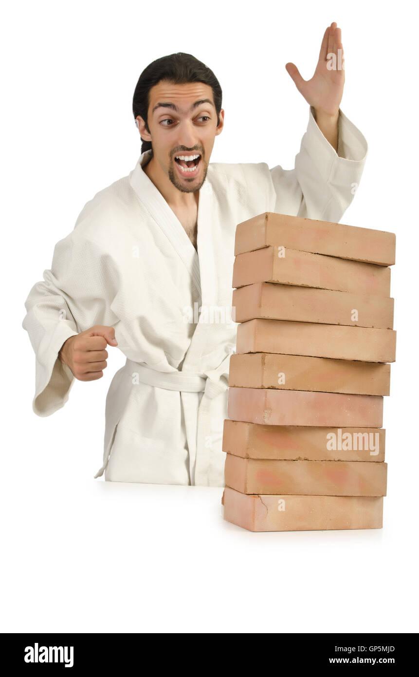 Breaking bricks hi-res stock photography and images - Alamy