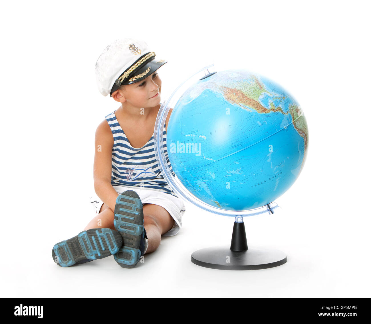 Boy of the sea Cut Out Stock Images & Pictures - Alamy