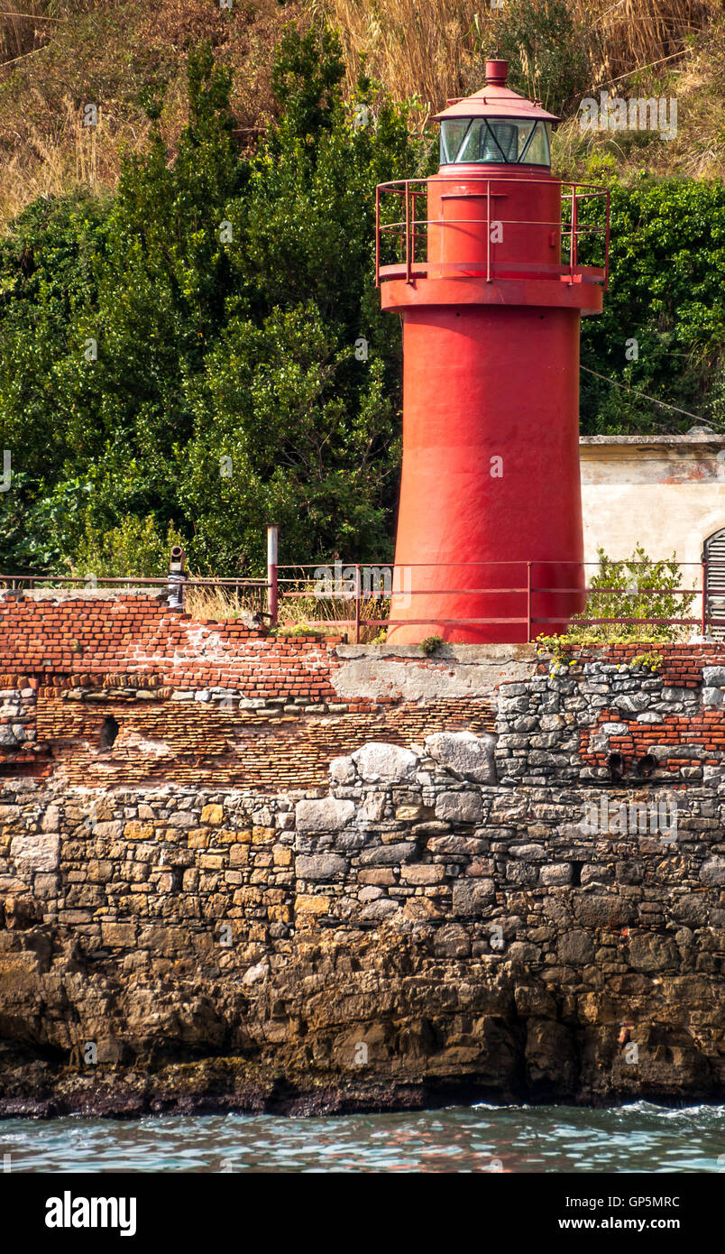 small red lighthouse Stock Photo - Alamy