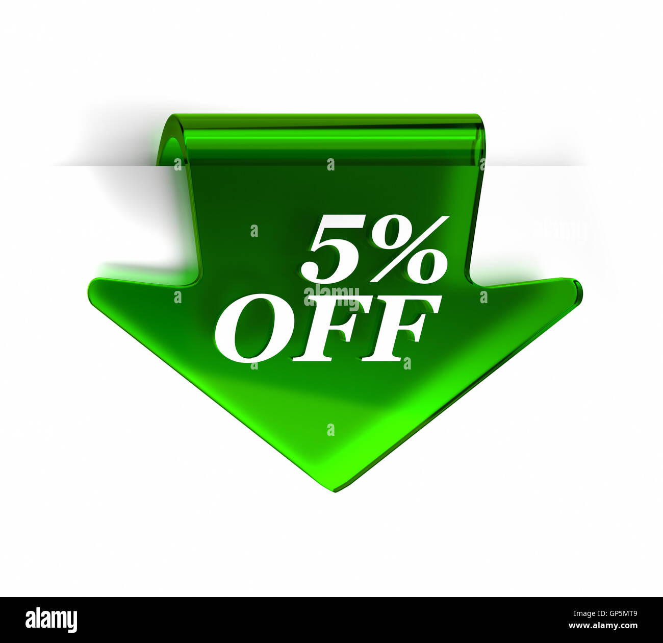 Five Percent Off Stock Photo - Alamy