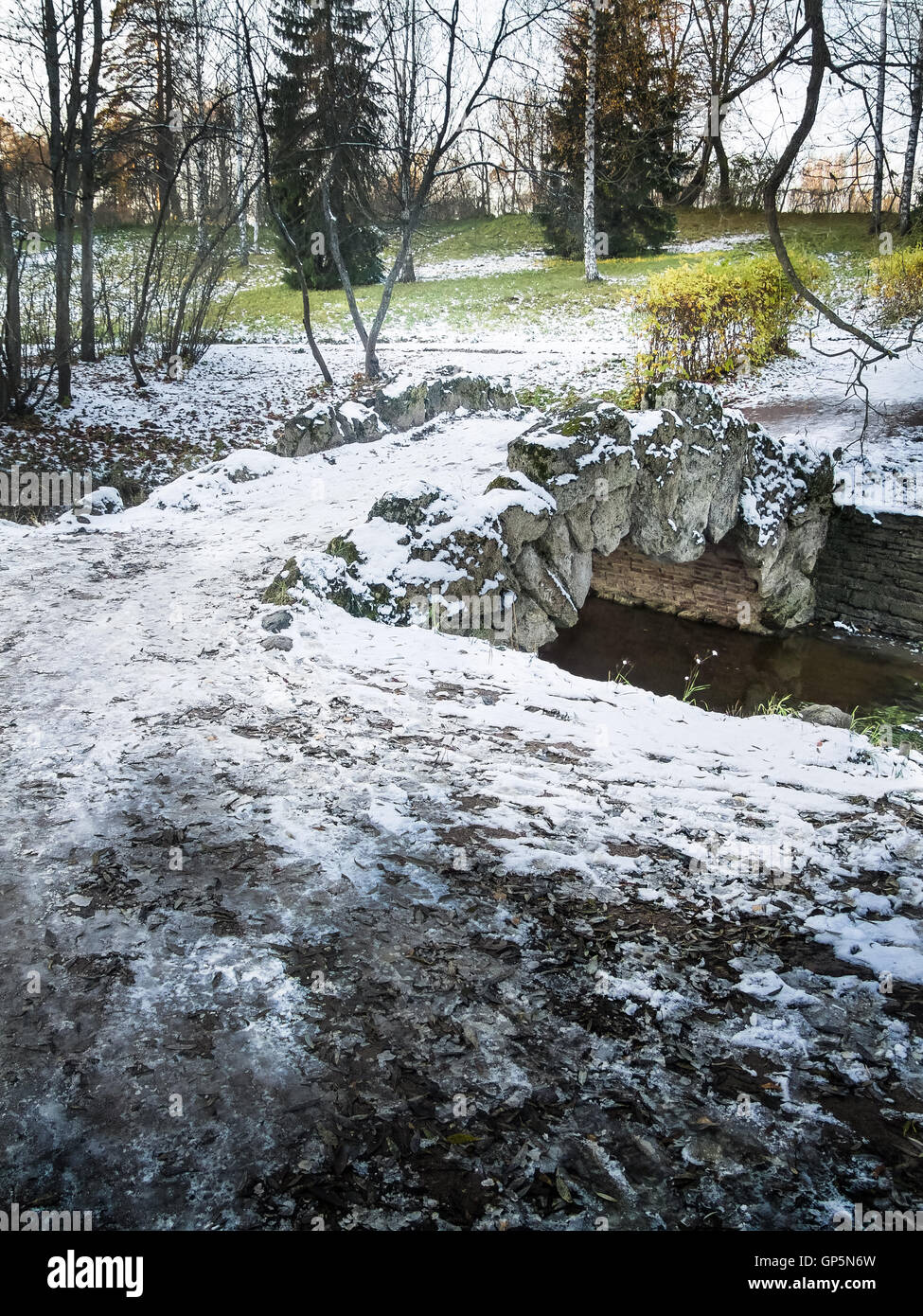 little stone bridge Stock Photo - Alamy