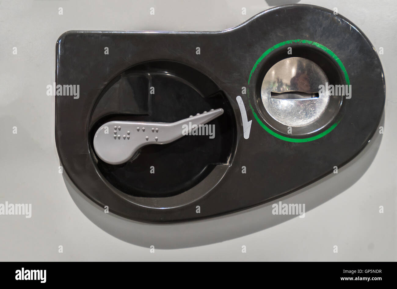 vending Machine Coin insert space Stock Photo - Alamy