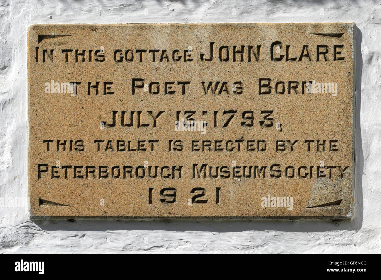 The John Clare cottage, birthplace of the peoples poet, Helpston ...