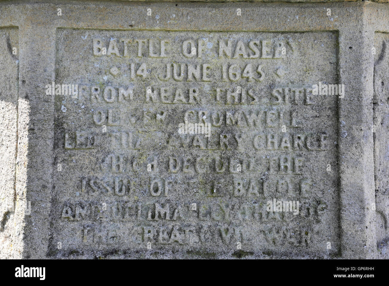 The Cromwell Monument above Broadmoor farm, Battle of Naseby memorial ...