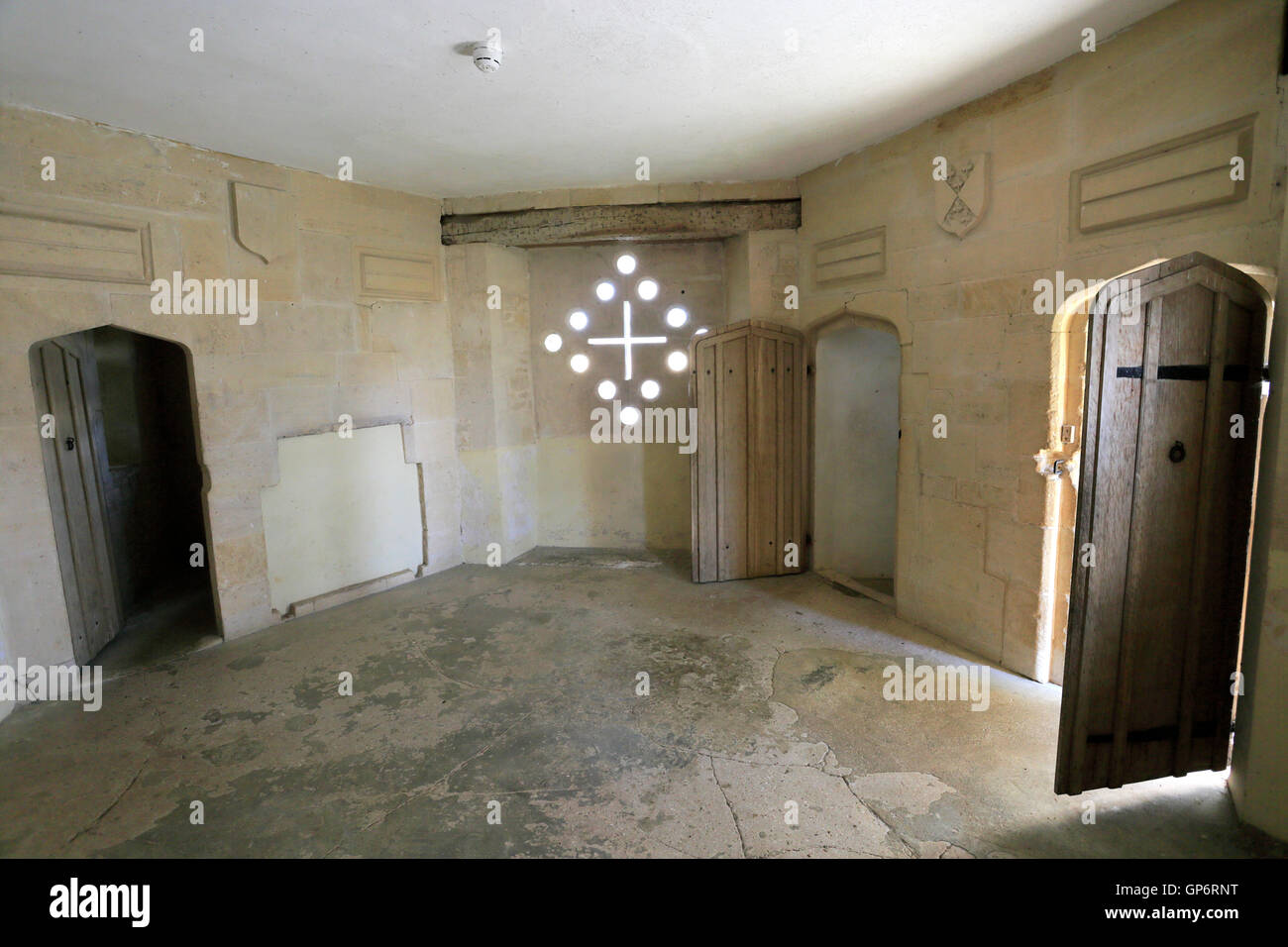 The Rushton Triangular Lodge Folly, built in 1592 by Sir Thomas Tresham ...