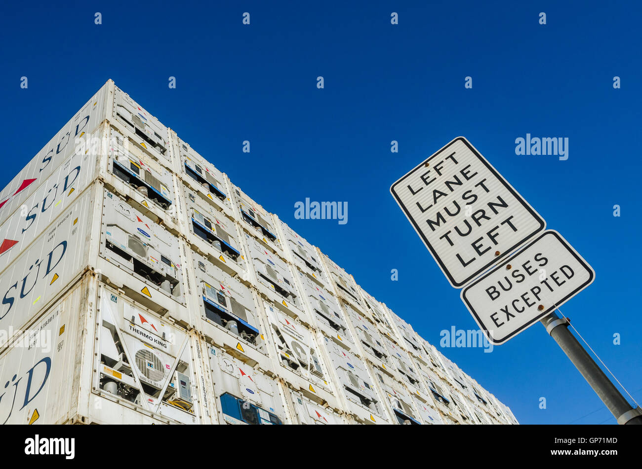 Pile Of Shipping Containers High Resolution Stock Photography and ...