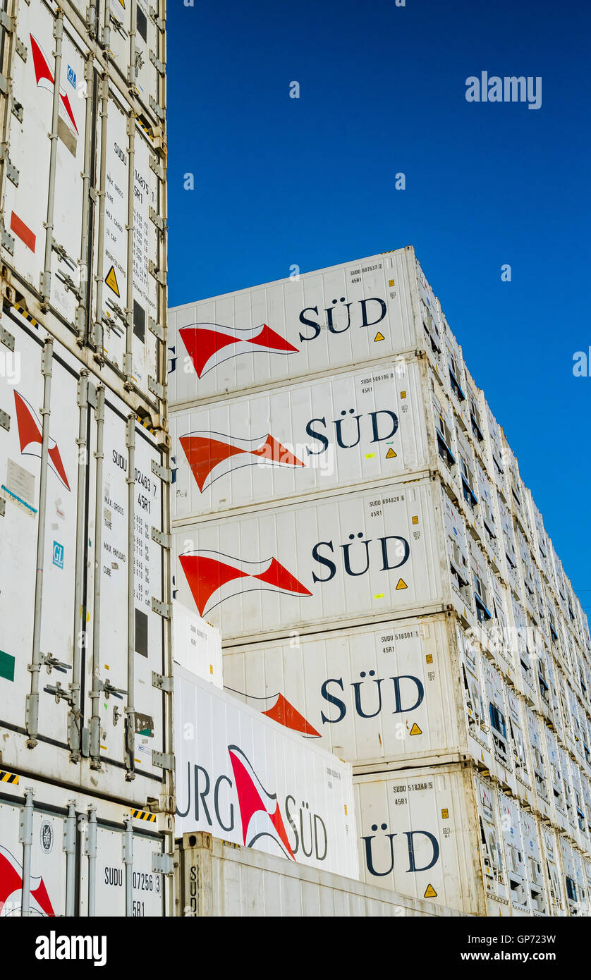 Hamburg Sud Containers High Resolution Stock Photography and Images - Alamy