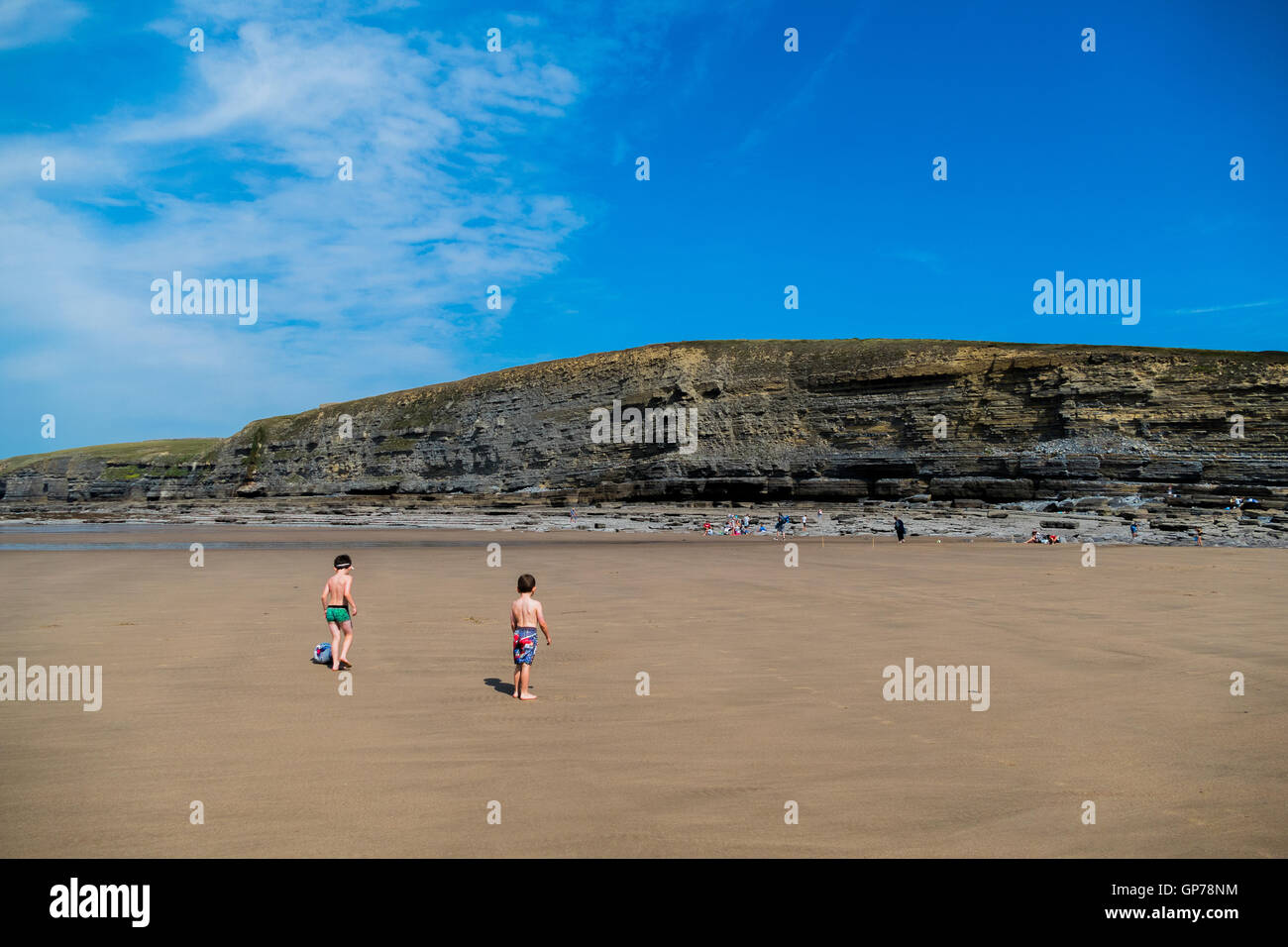 wales, gower, beach, bay, uk, cliffs, peninsula, swansea, coast, sea ...