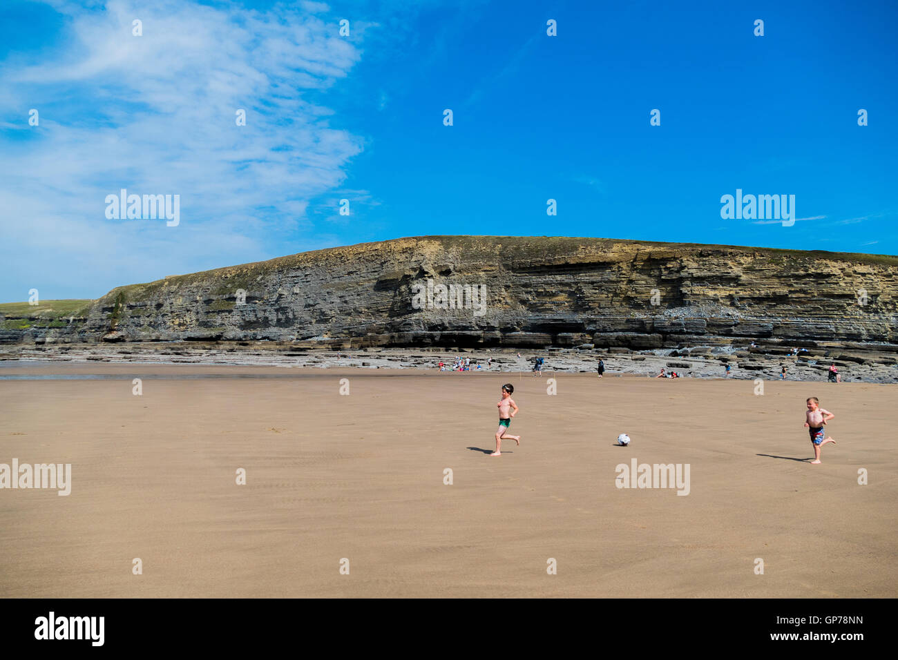 wales, gower, beach, bay, uk, cliffs, peninsula, swansea, coast, sea ...