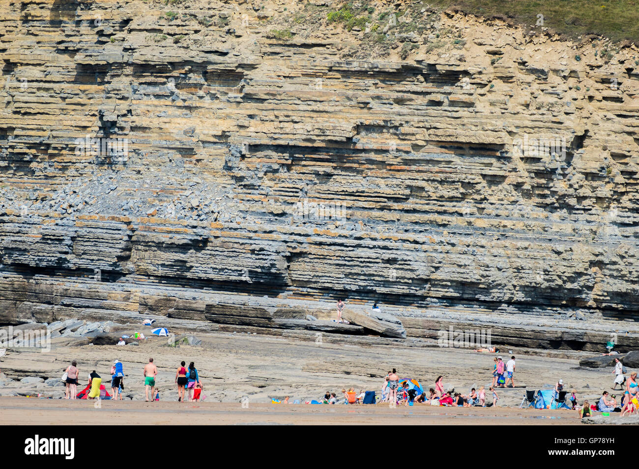 wales, gower, beach, bay, uk, cliffs, peninsula, swansea, coast, sea ...