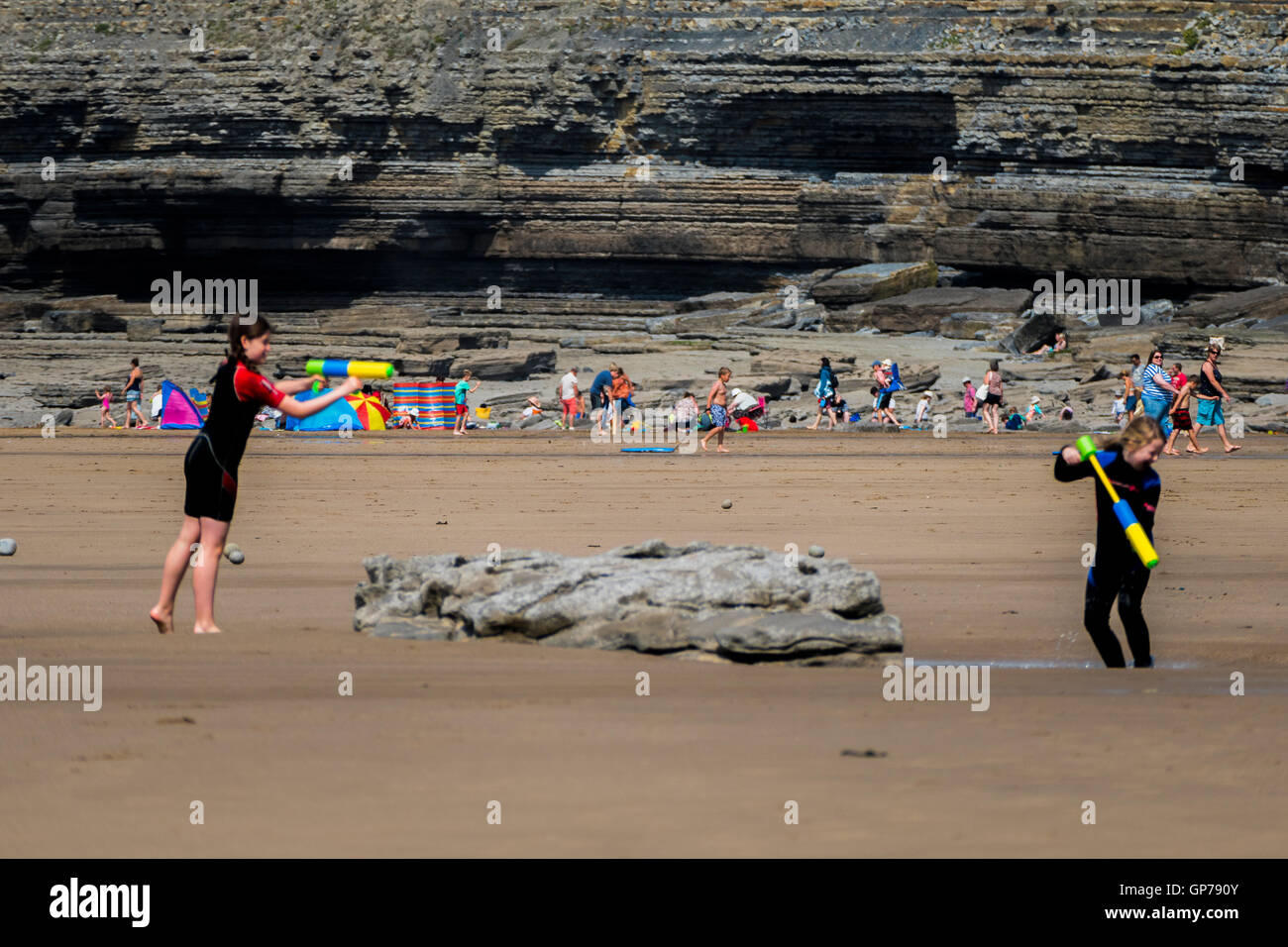 wales, gower, beach, bay, uk, cliffs, peninsula, swansea, coast, sea ...