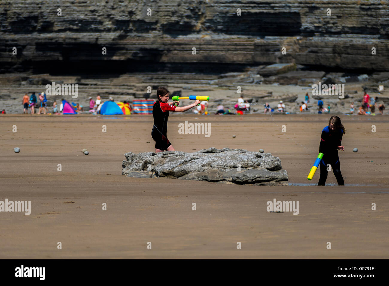 wales, gower, beach, bay, uk, cliffs, peninsula, swansea, coast, sea ...