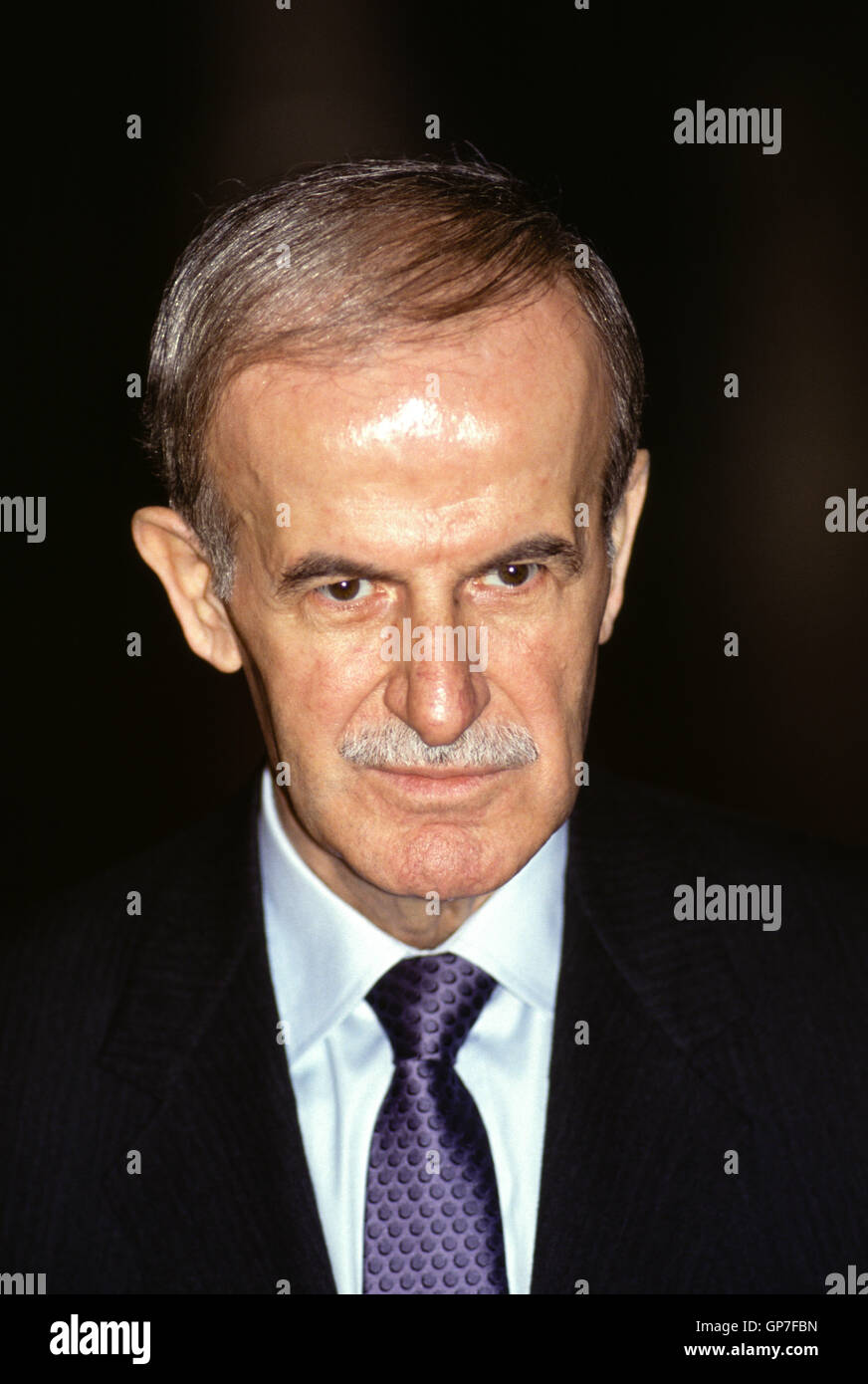 Damascus 1990s - Hafez Al Assad at the Presidential palace in Damascus ...
