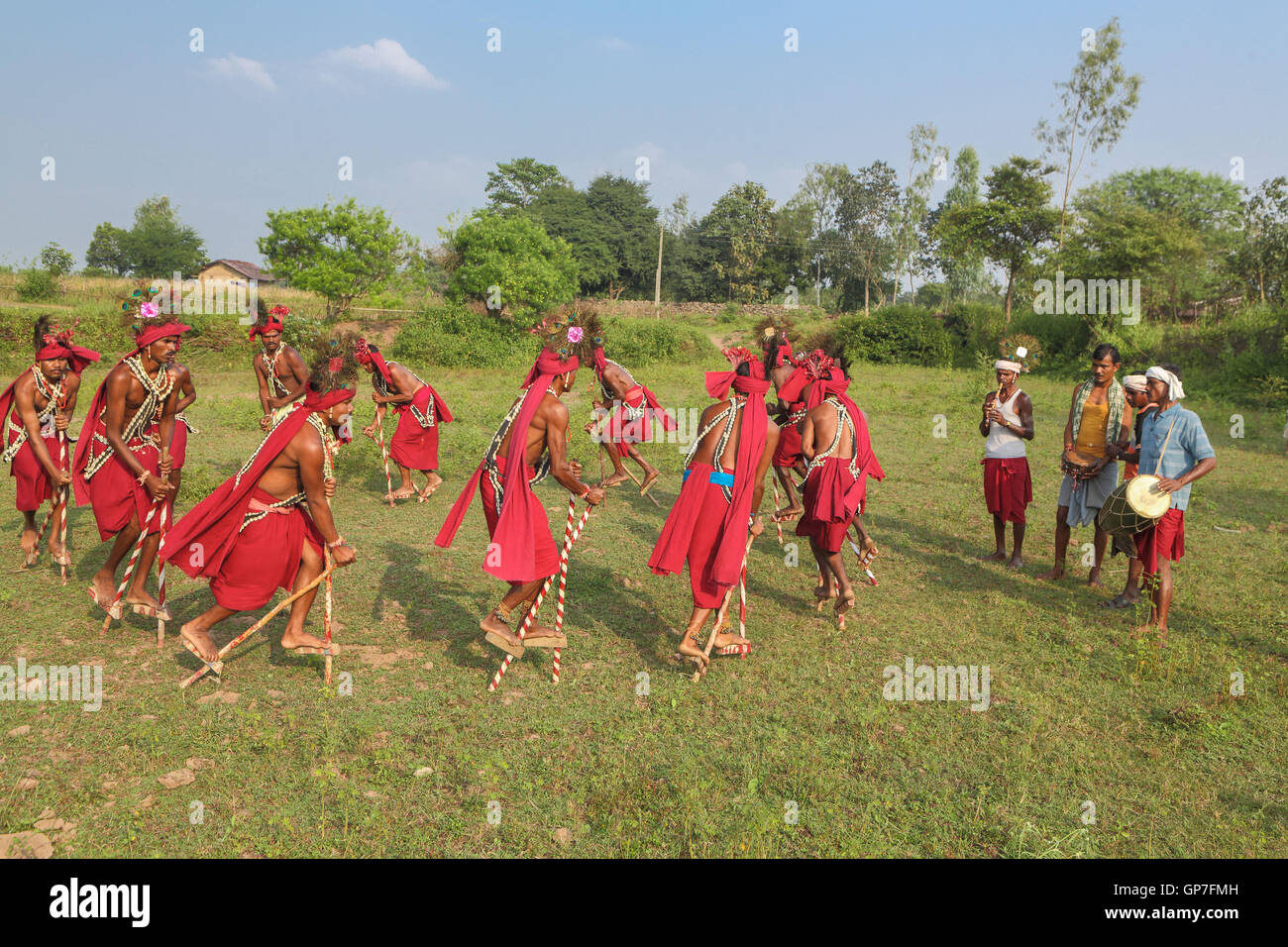 Gendi dance, bastar, chhattisgarh, india, asia Stock Photo - Alamy