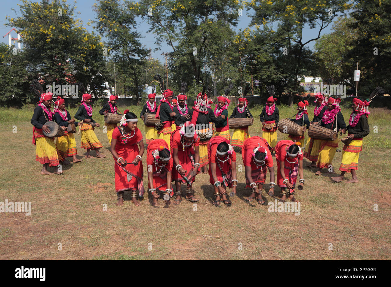 Mudia tribal dancer, jagdalpur, chhattisgarh, india, asia Stock Photo ...