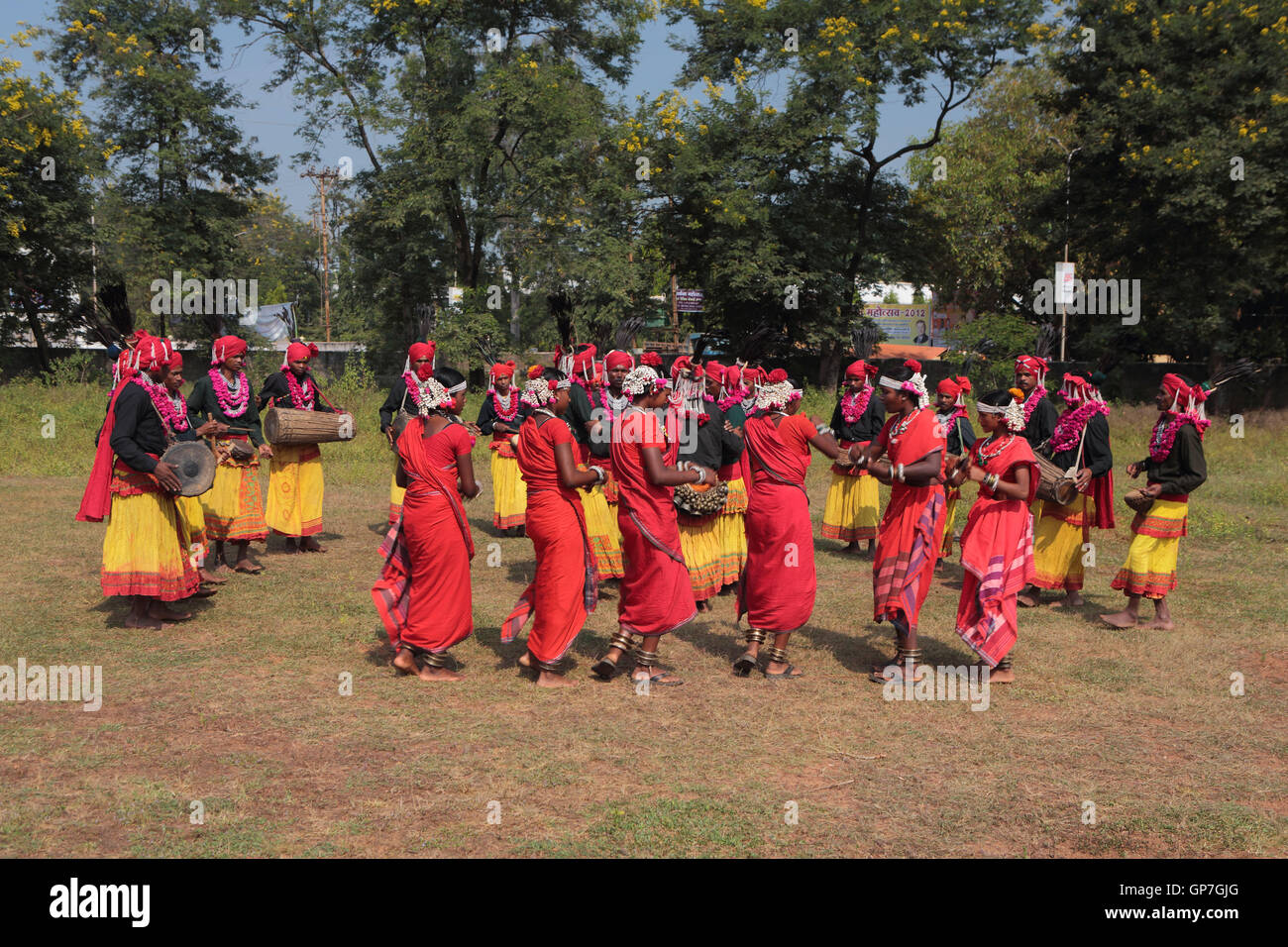 Mudia tribal dancer, jagdalpur, chhattisgarh, india, asia Stock Photo ...