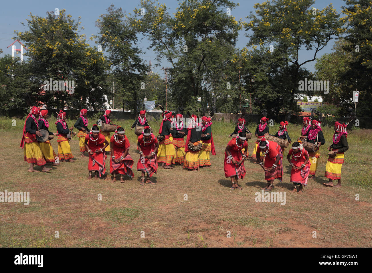 Mudia tribal dancer, jagdalpur, chhattisgarh, india, asia Stock Photo ...