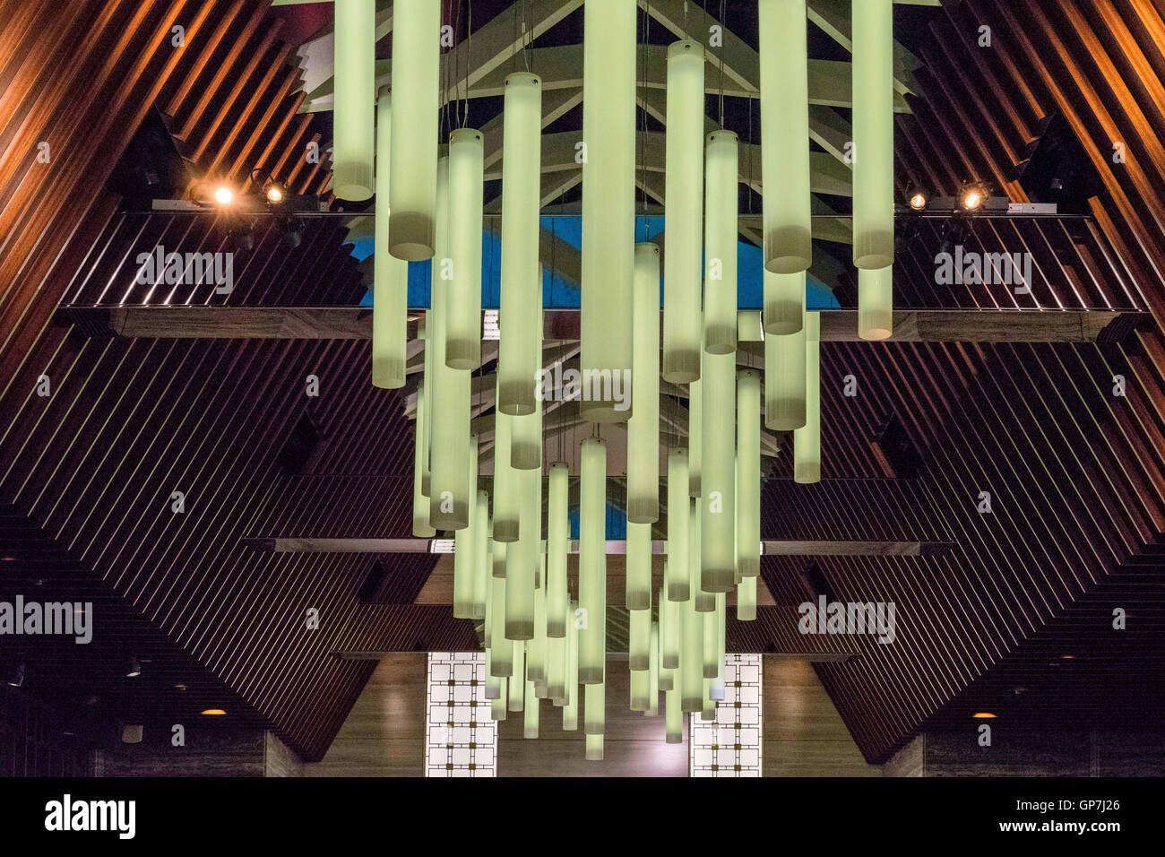 Church with modern architecture in tokyo, japan Stock Photo - Alamy