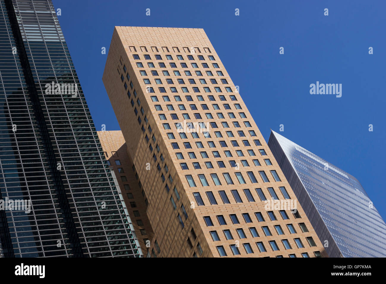 Glass panelled buildings, tokyo, japan Stock Photo - Alamy