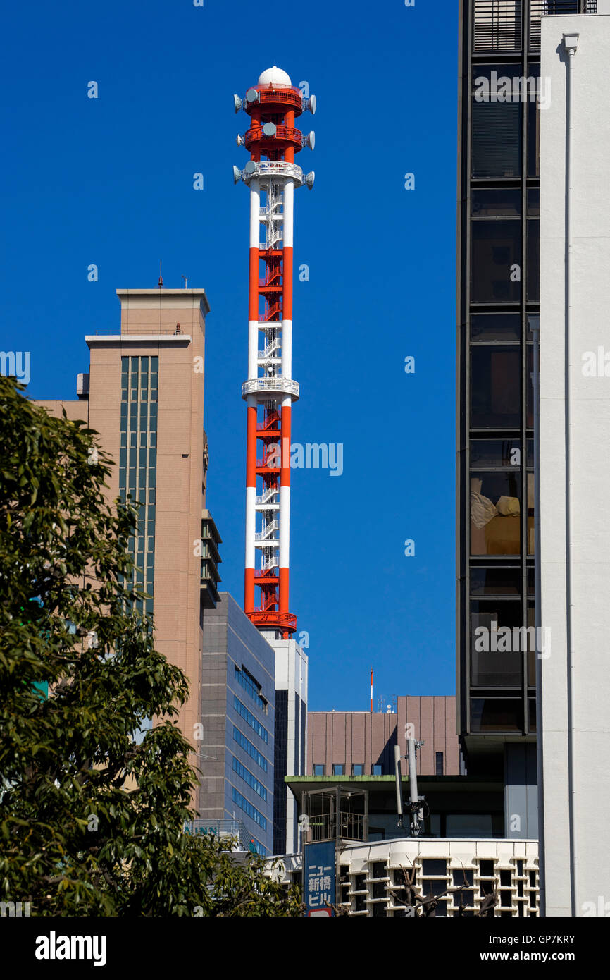 Communication tower in tokyo, japan Stock Photo - Alamy