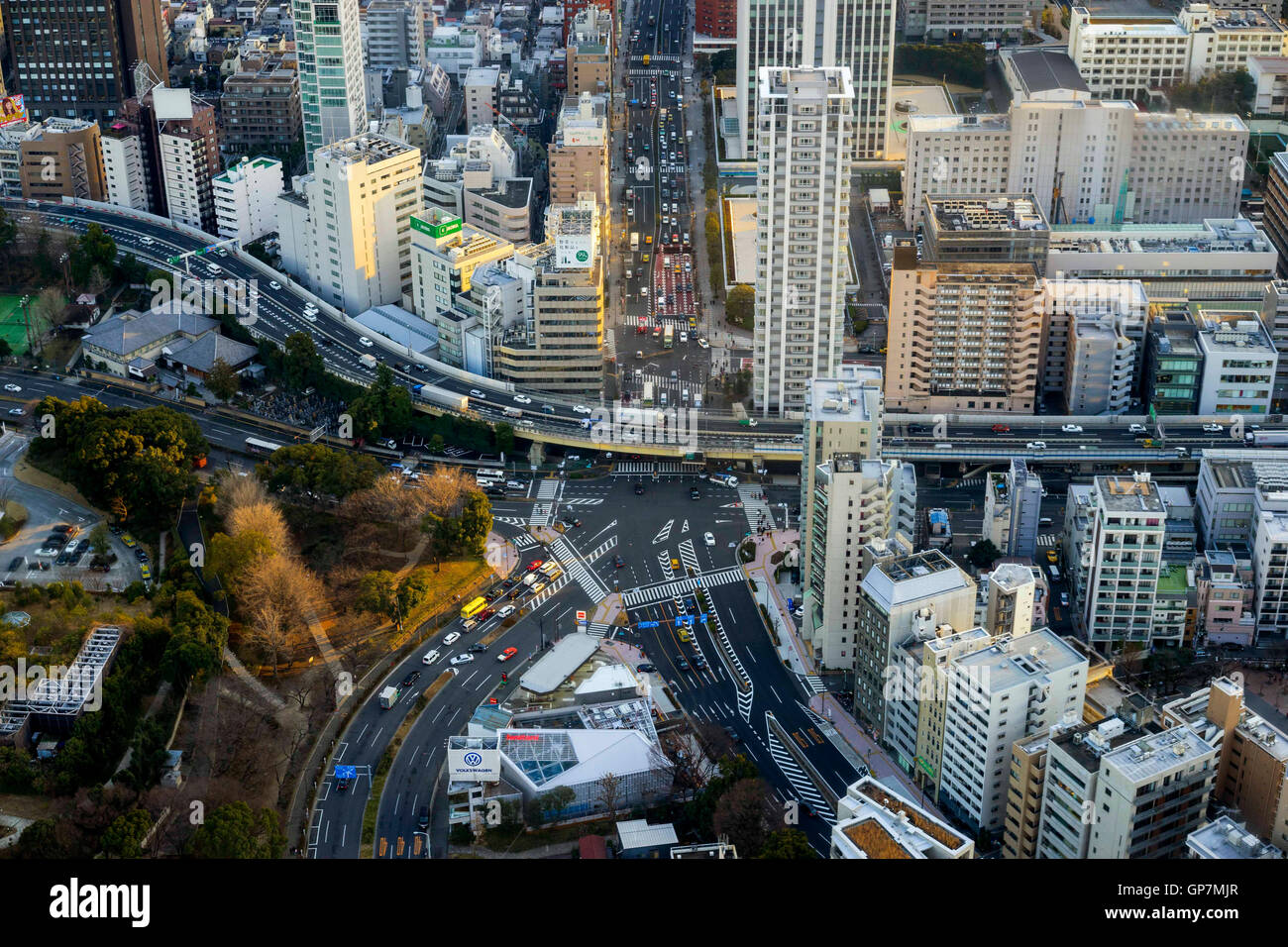 Aerial view of tokyo, japan Stock Photo - Alamy