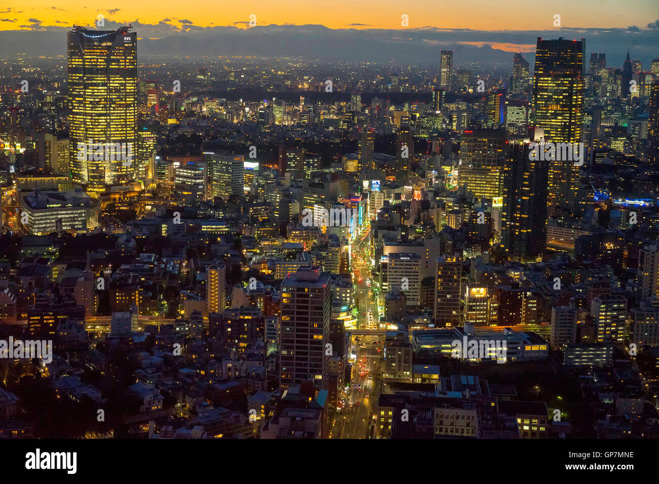 Aerial view of tokyo, japan Stock Photo - Alamy