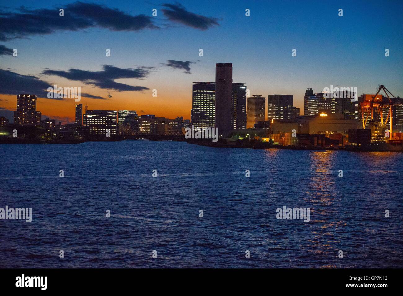 Cityscape, tokyo, harbour at japan Stock Photo - Alamy