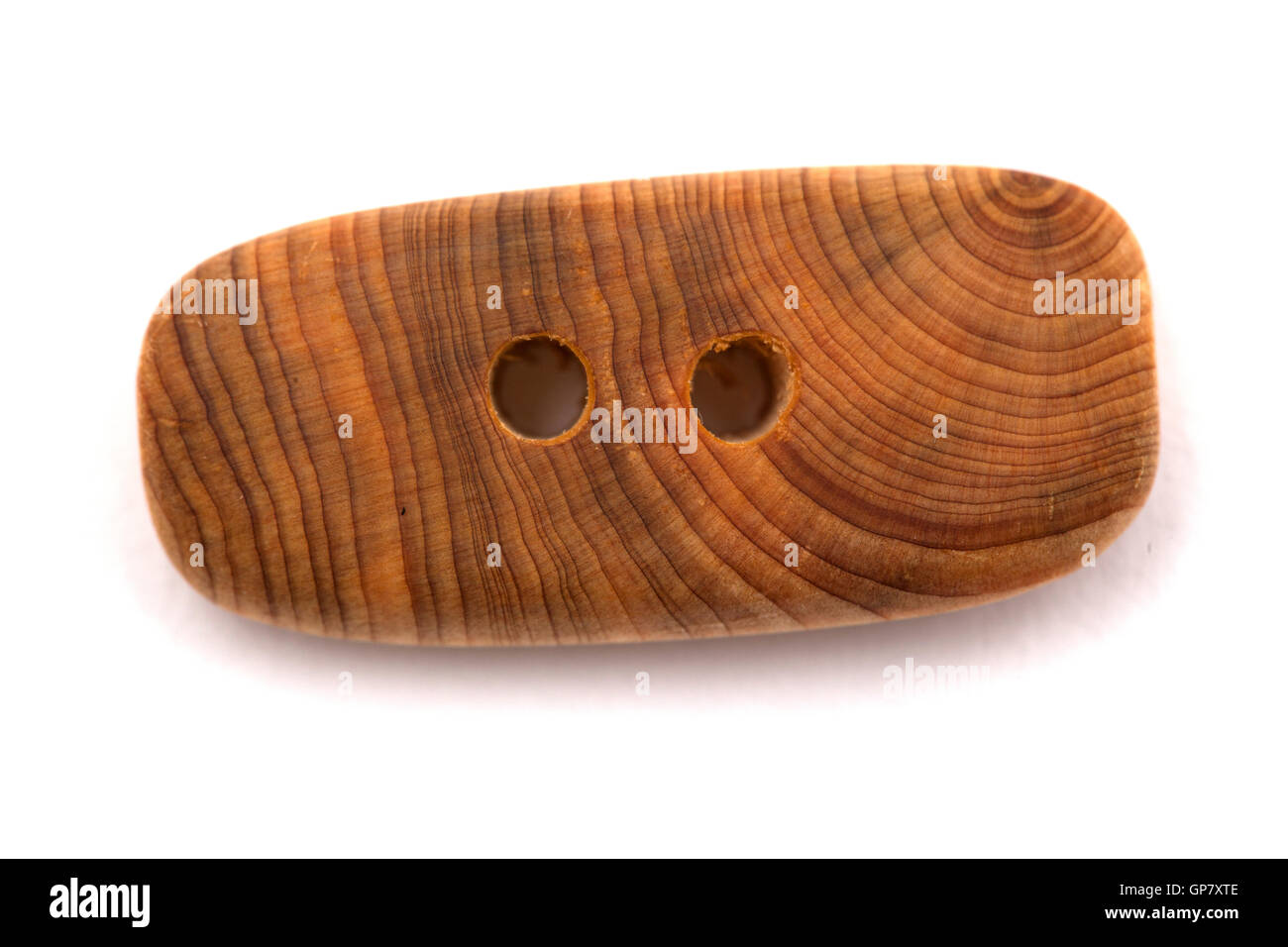 handmade wooden buttons isolated on white Stock Photo - Alamy