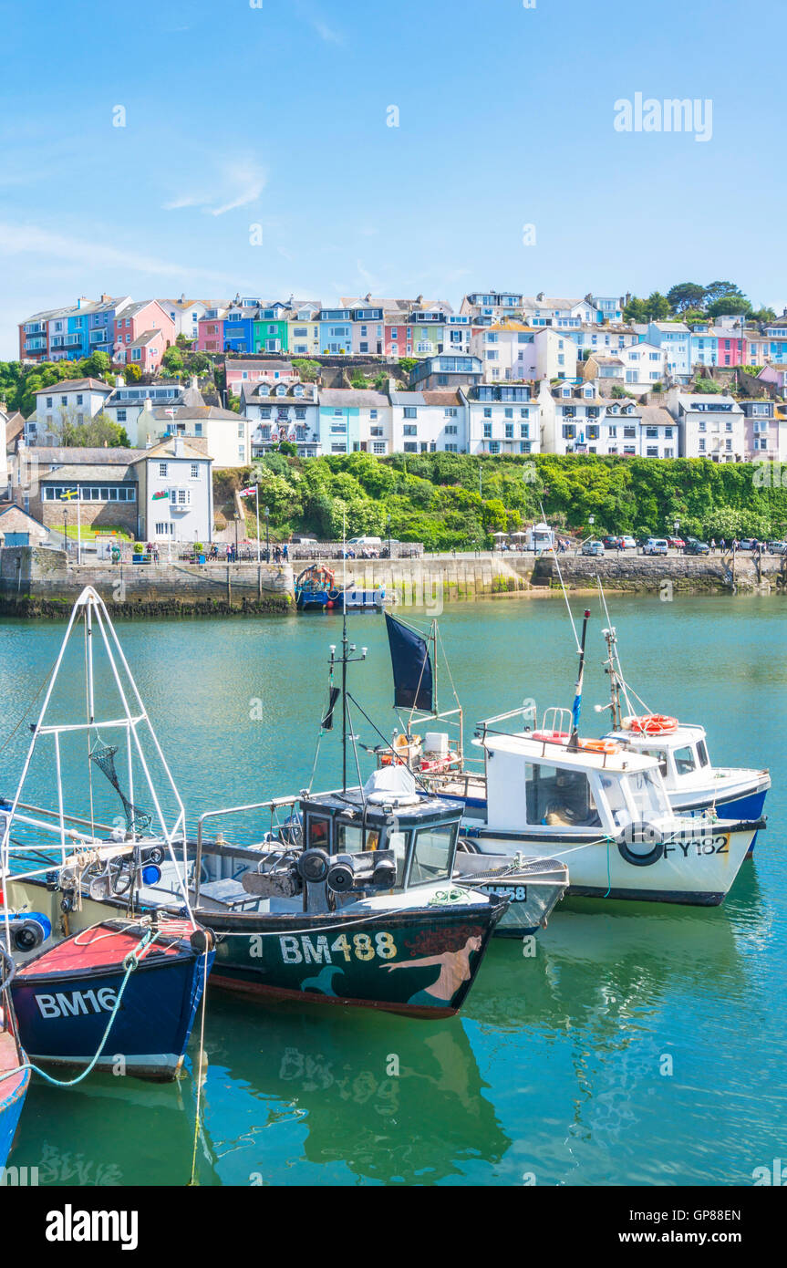 Brixham Harbour, Brixham Devon Fishing boats in Brixham Harbour Brixham ...
