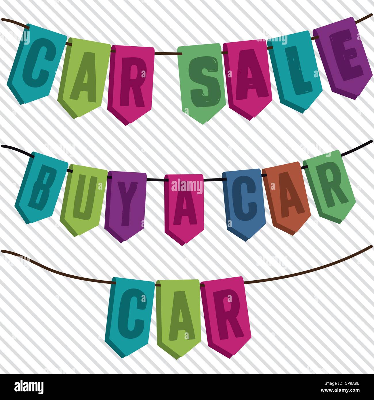 Car sale with a price tag Stock Vector Images - Alamy