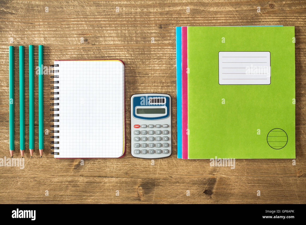 School calculator hi-res stock photography and images - Alamy