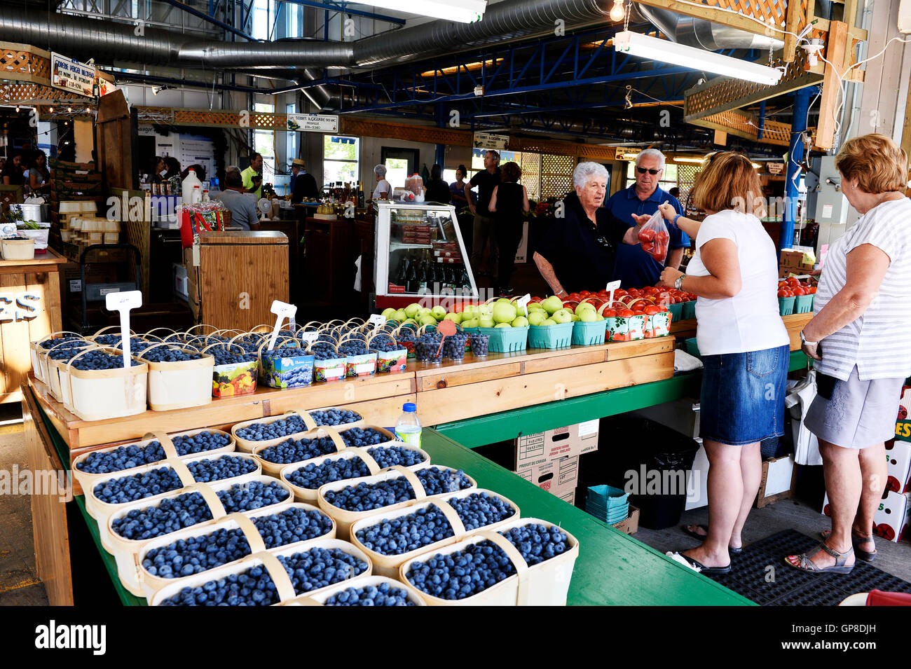 Old Port market, Quebec, Canada Stock Photo - Alamy