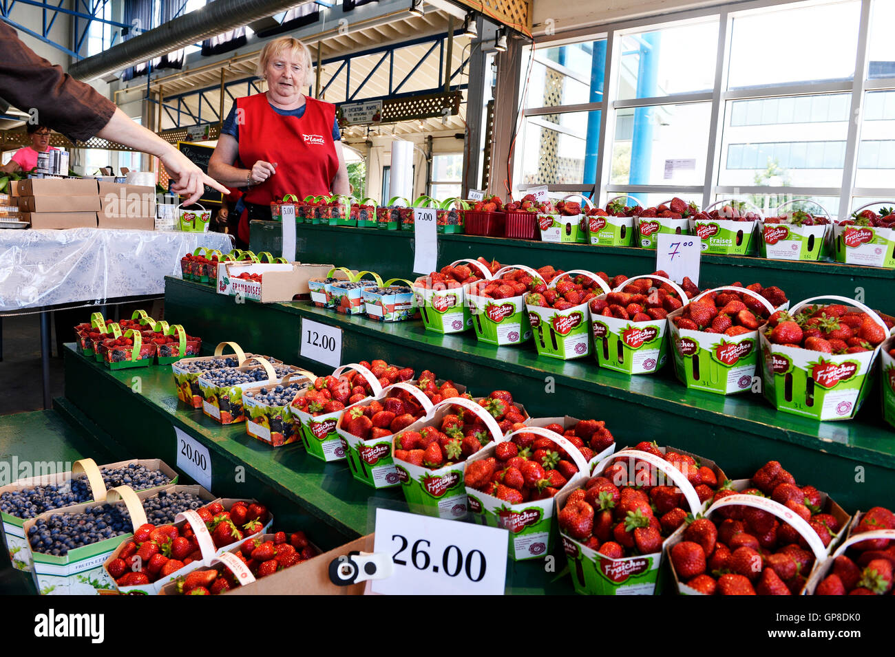 Old Port market, Quebec, Canada Stock Photo - Alamy