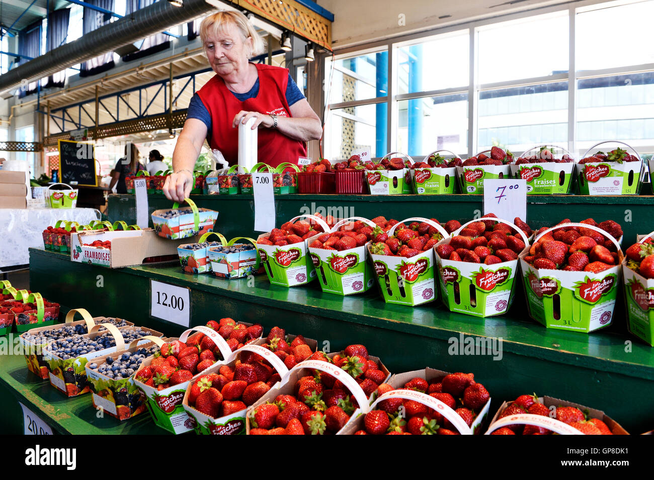 Old Port market, Quebec, Canada Stock Photo - Alamy